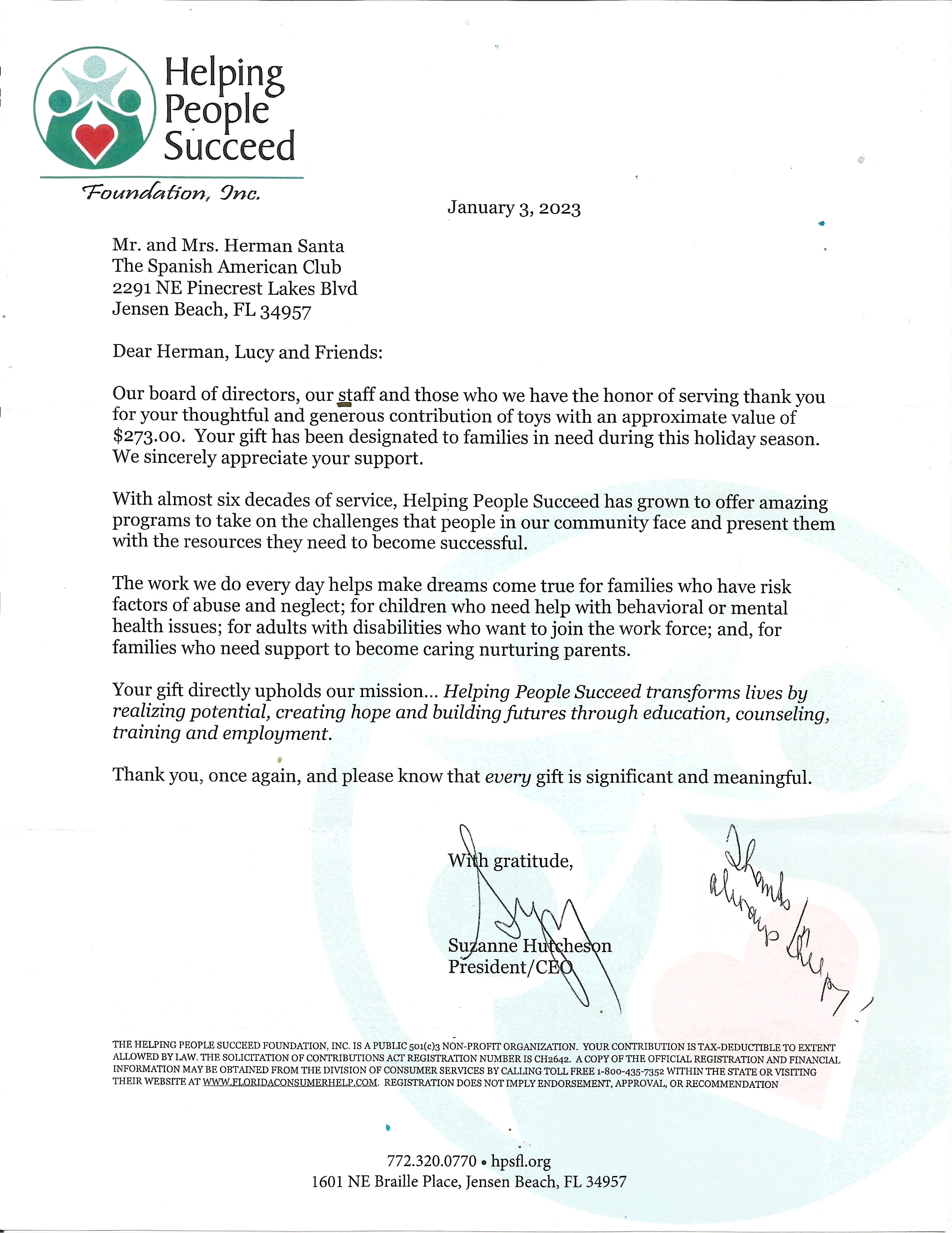 Correspondence (Letters) | The Spanish American Club, Inc. - Spanish ...